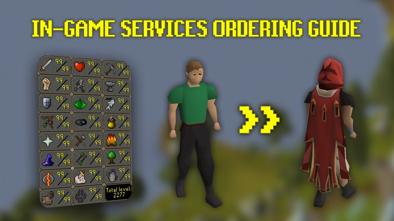 OSRS In-Game Services Ordering Guide - YouTube
