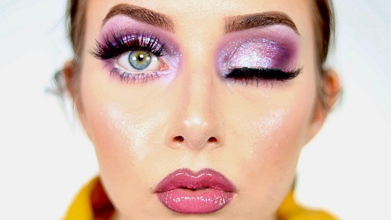 Simple Deep Purple Eyeshadow Makeup Look | Makeup Tutorial - YouTube
