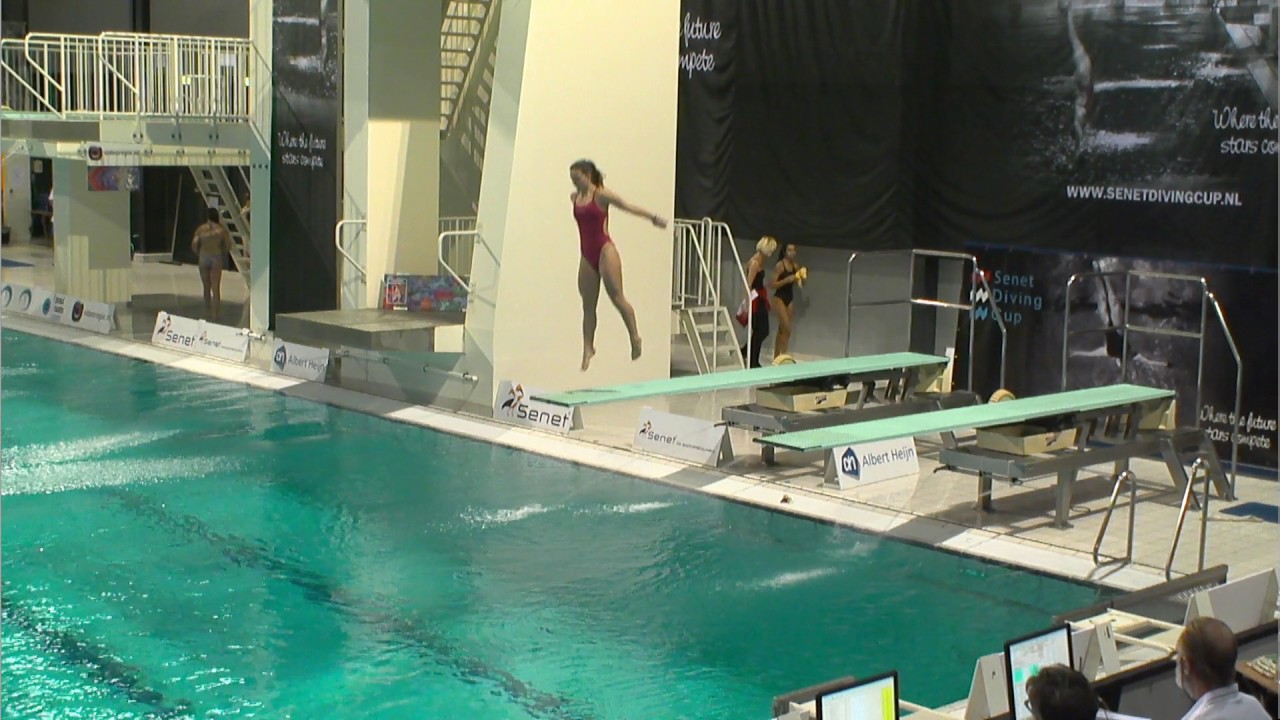 Senet Diving Cup 2017, Girls A 1m, Preliminary - YouTube