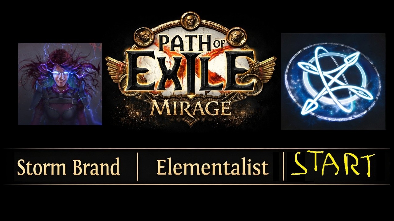 [POE 3.28] Storm brand Elementalist Starter - YouTube