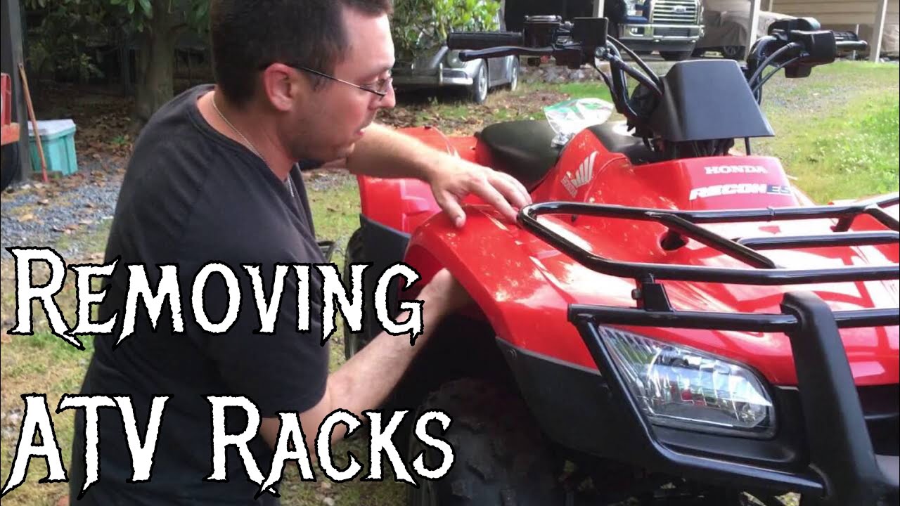 How To Remove Racks on a 2013 Honda Recon ATV: Palomino Shows Ya How ...