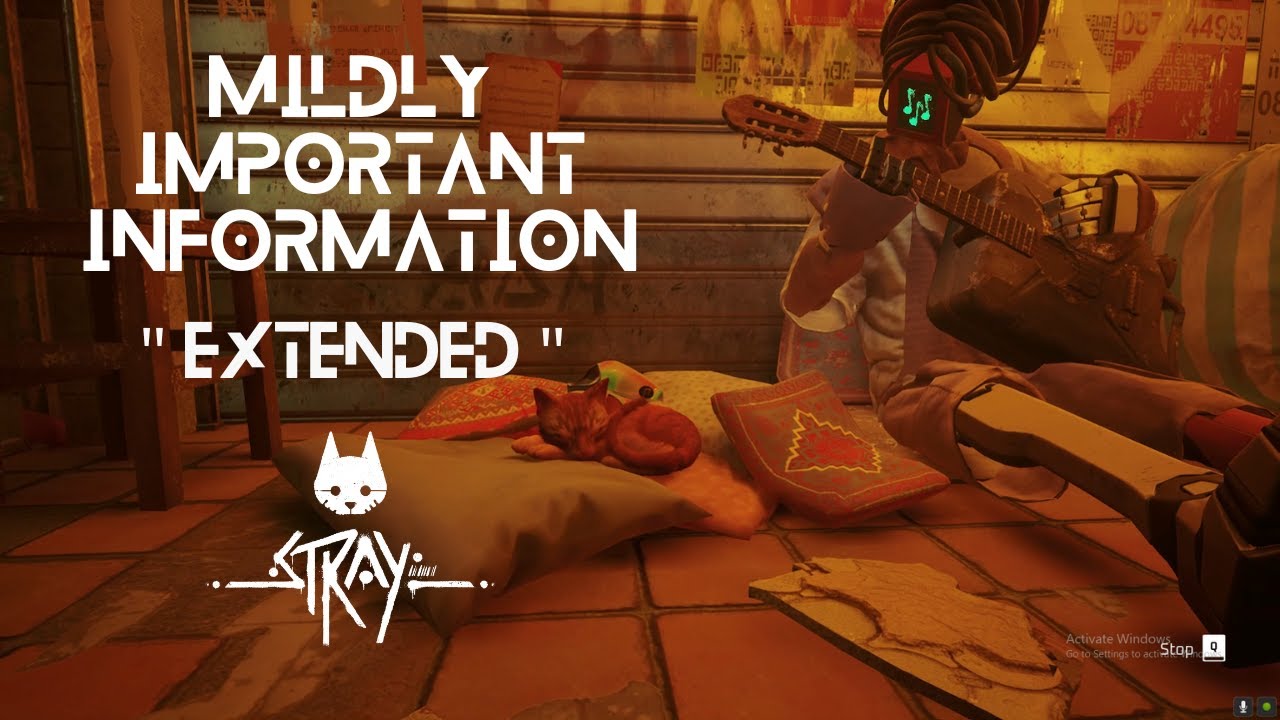 Mildly Important Information | Extended version | Stray OST - YouTube
