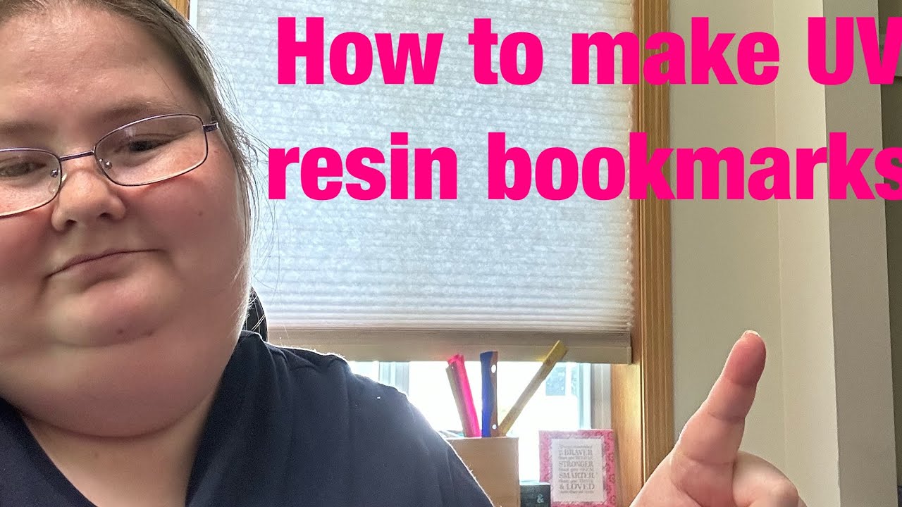 How to make UV resin bookmarks - YouTube