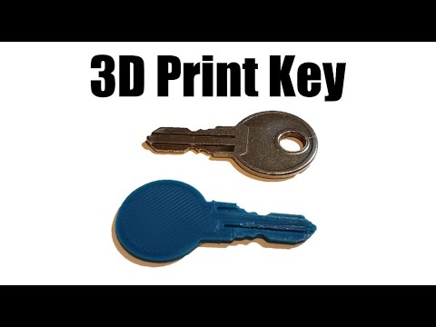 3D Printed Key - YouTube