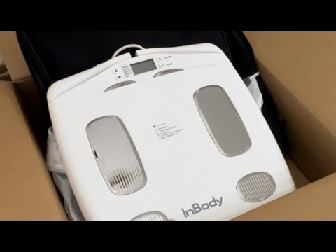 Unboxing balança bioimpedancia INBODY 120 excelente dados e medidas ...
