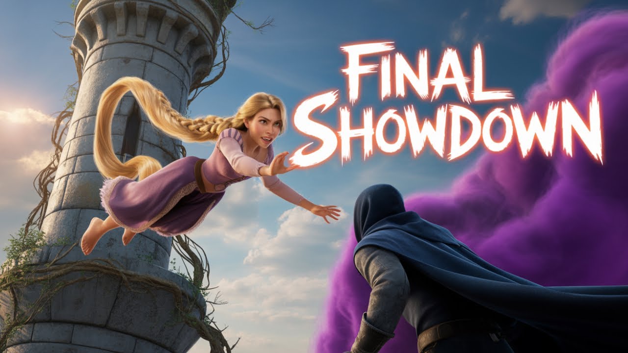 TANGLED 2025: Rapunzel & The Keyblade | Cartoon Fantasy Movie - YouTube