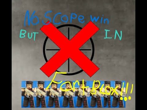 Fortblox win, but a noscope - YouTube