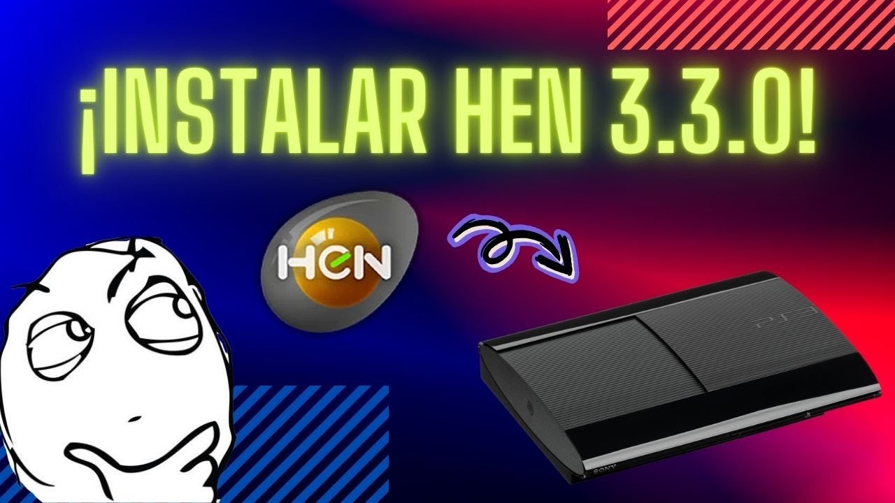 COMO INSTALAR HEN PS3 SUPER FÁCIL (NIVEL NOVATO) - ¡HEN 3.3.0 OFICIAL ...