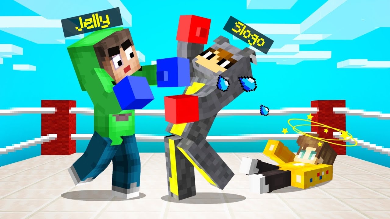 JELLY vs. SLOGO In A MINECRAFT BOXING MATCH! - YouTube