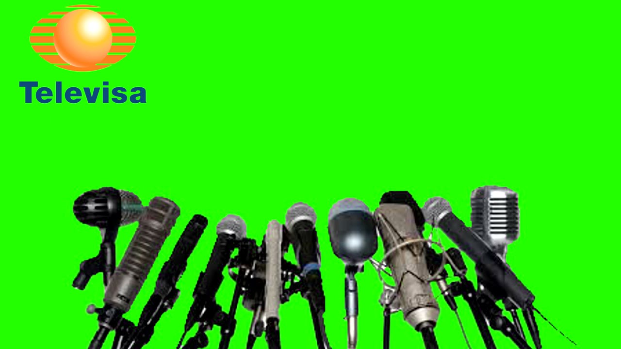 Pantalla verde de micrófonos de televisa - YouTube