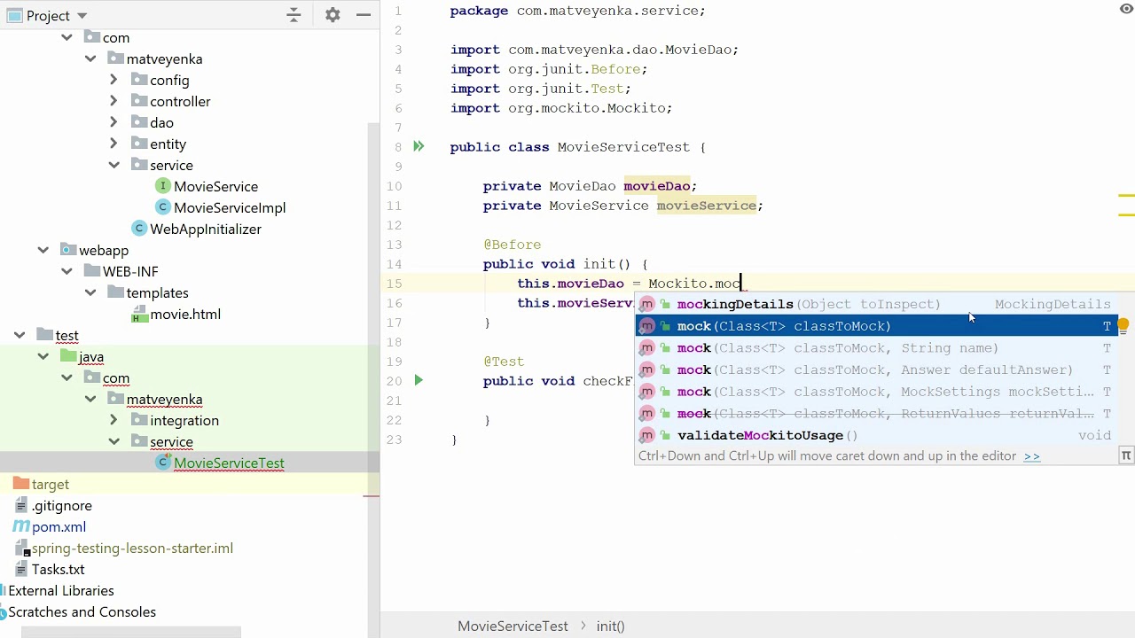 25 Spring Testing - YouTube