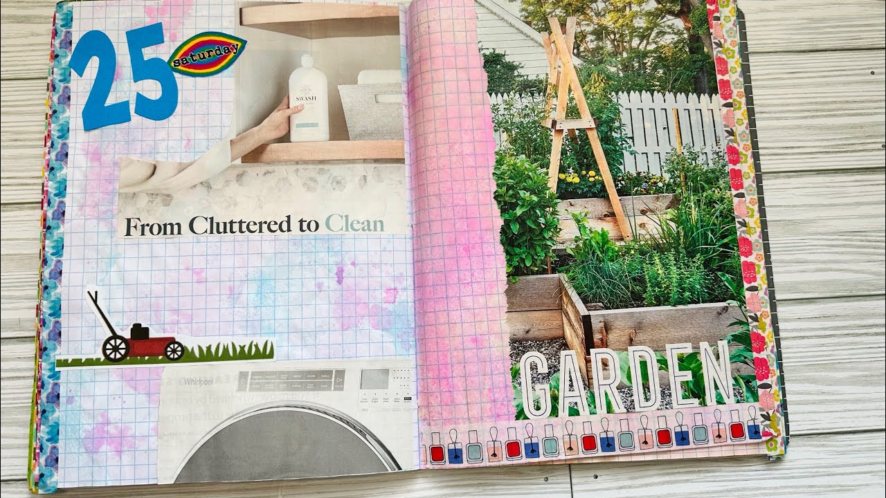 Finishing up in my March journal ||creative daily journal - YouTube