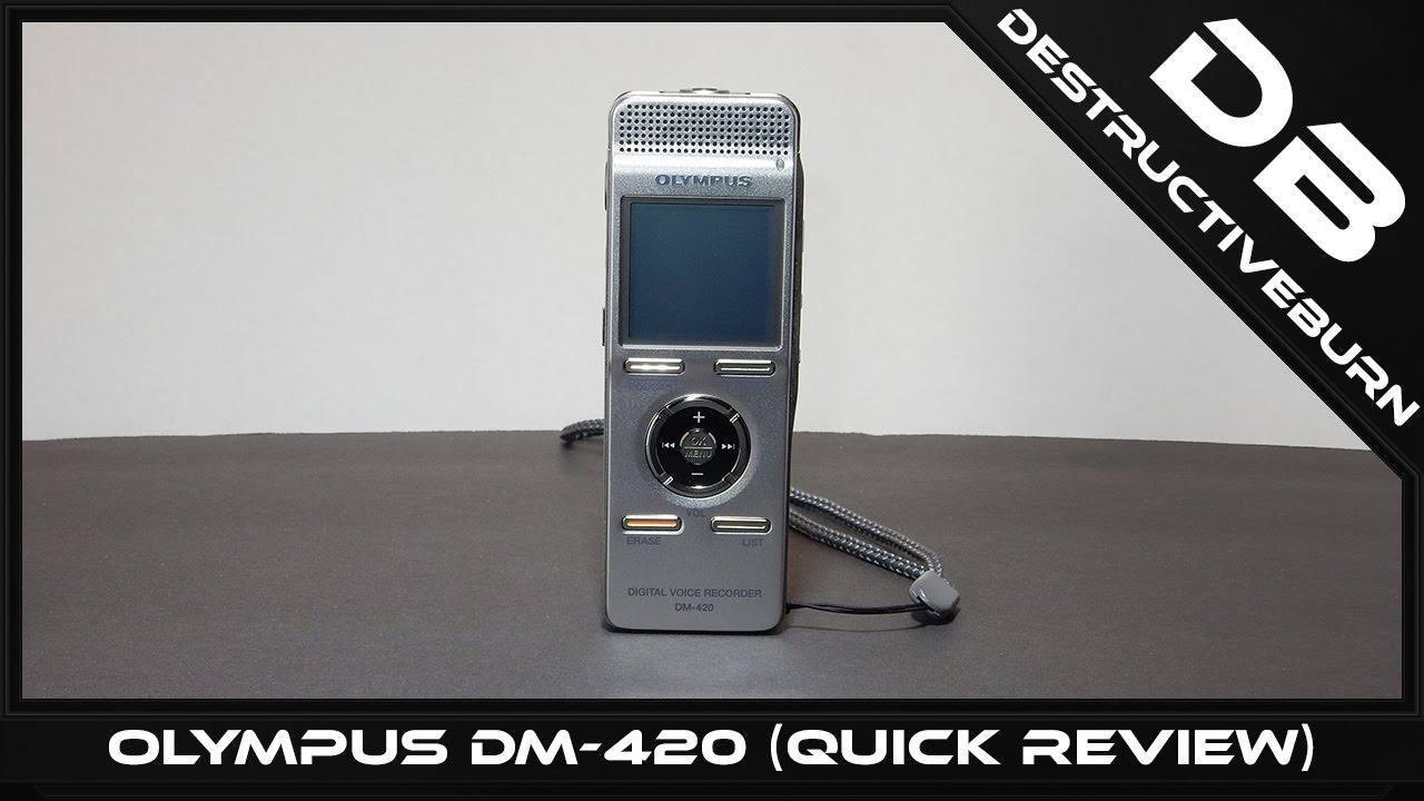 Olympus DM-420 (Quick Review) - YouTube