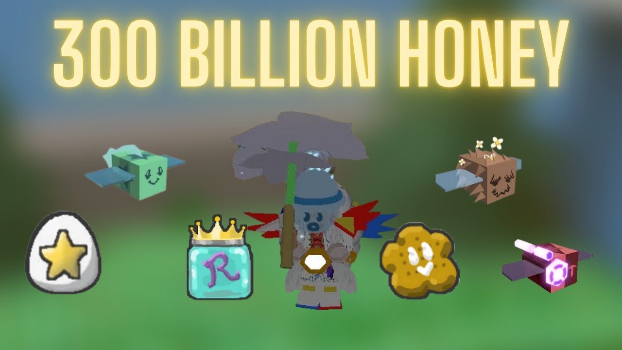 I SPENT 300 BILLION HONEY ON ROYAL JELLY AND TREATS! In Bee Swarm ...