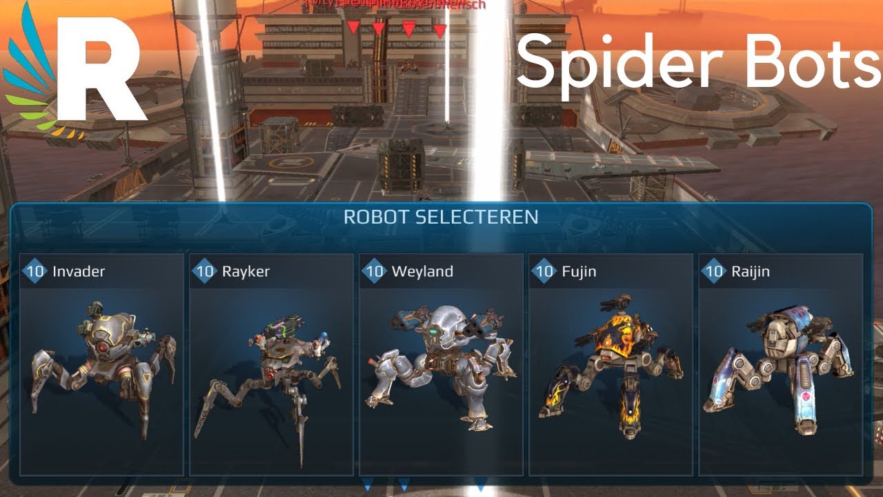 War Robots: New Skirmish Mode - Only Spider Bots Gameplay (1.1 Million ...