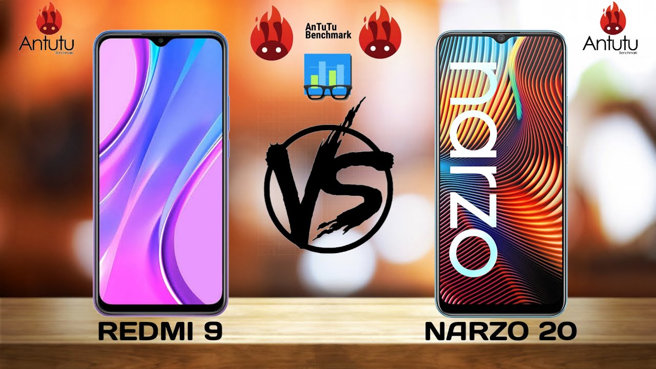 REDMI 9 vs REALME NARZO 20 | LENGKAP MENARIK !!! - YouTube