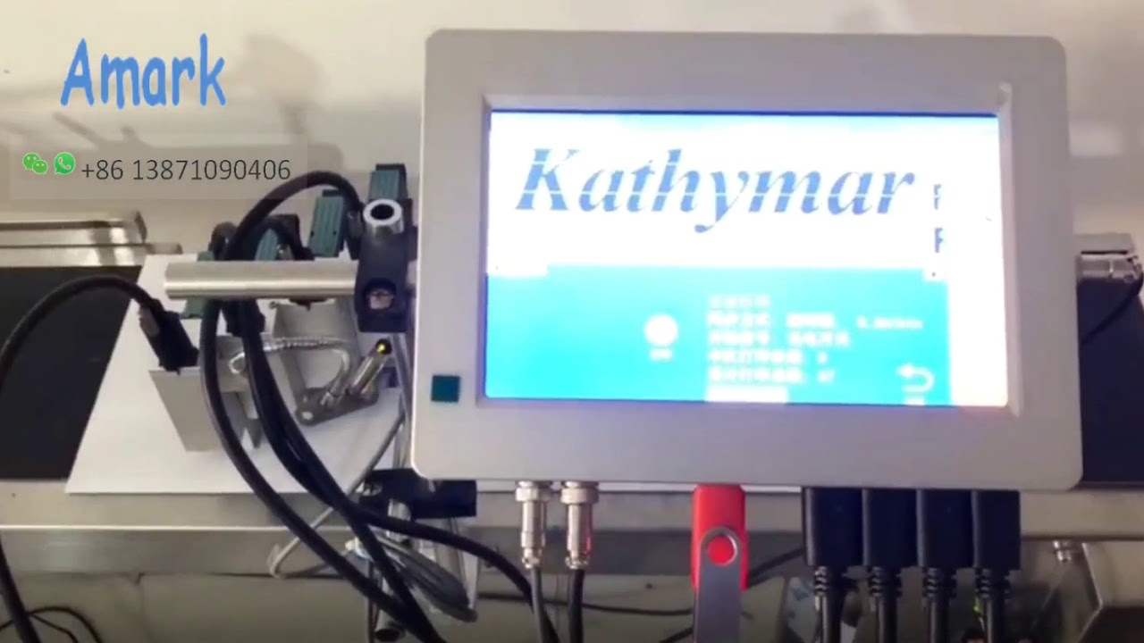 HP TIJ 2.5 12.7mm~101.6mm TIJ inkjet printer - YouTube