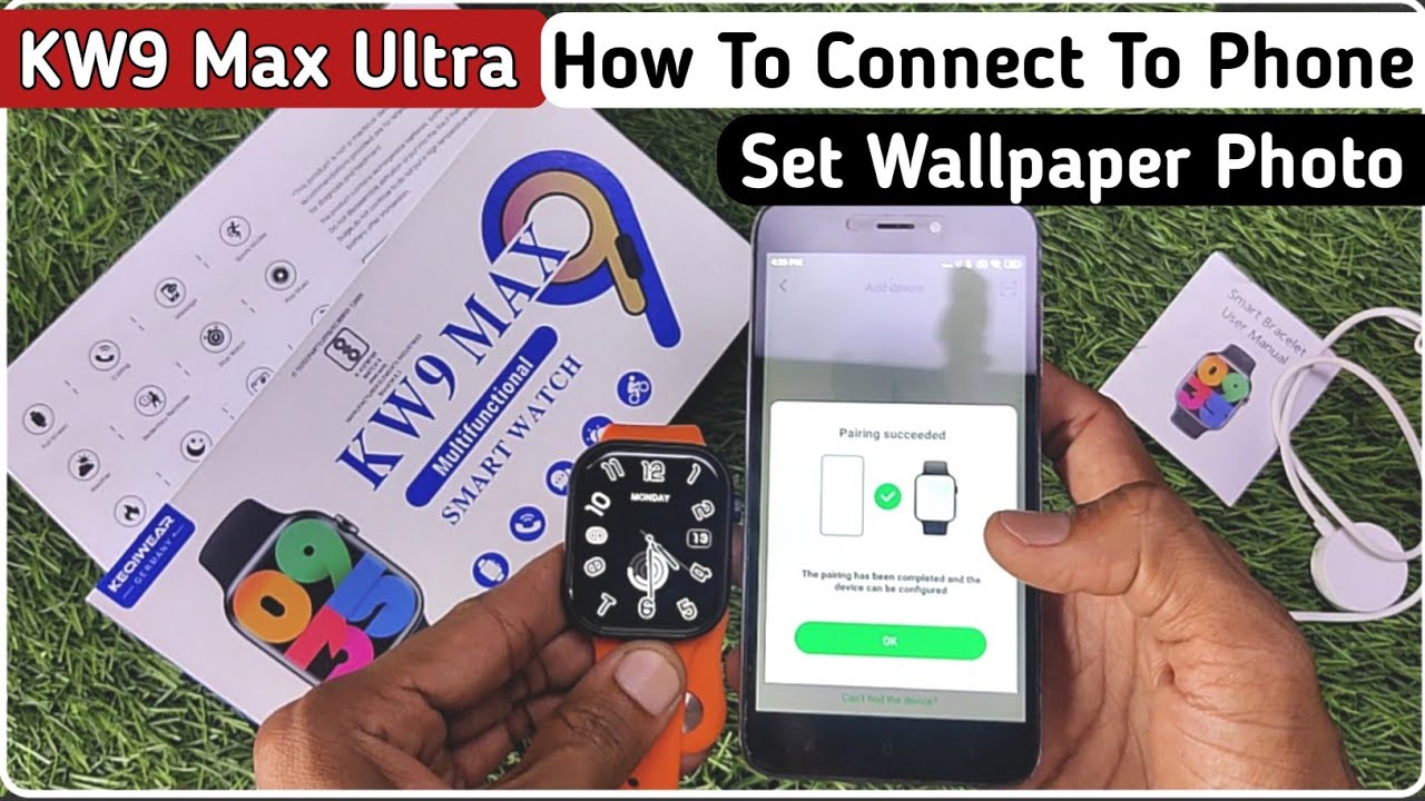 KW9 Max Ultra Smartwatch Connect To Phone | KW9 Max set Wallpaper Photo ...