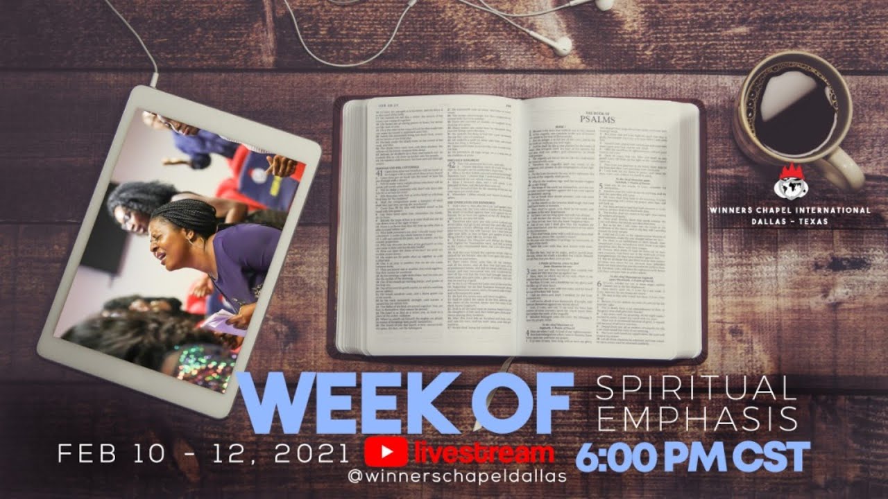 Week Of Spiritual Emphasis Day 1 - YouTube