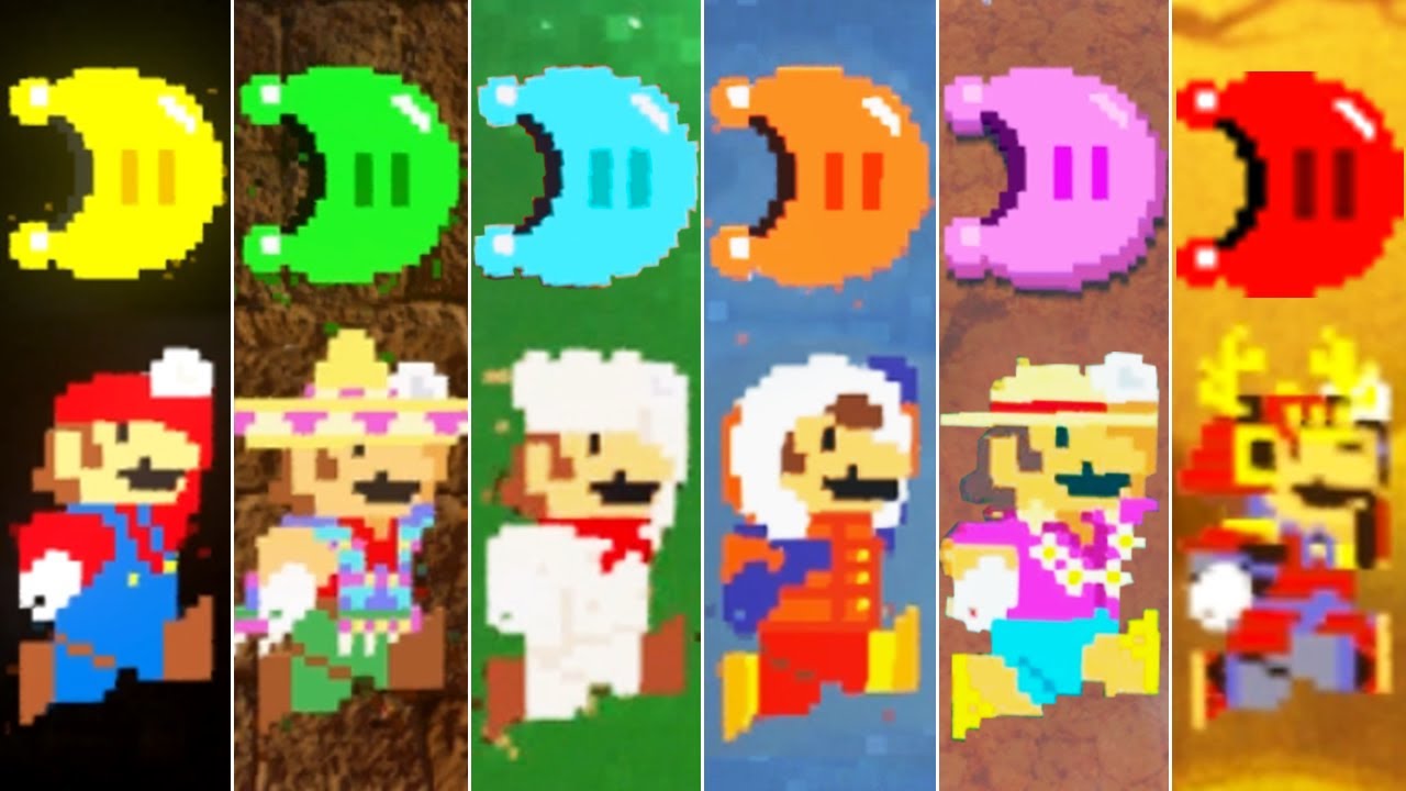 Super Mario Odyssey - All 8-Bit Warp Pipes & Power Moons - YouTube