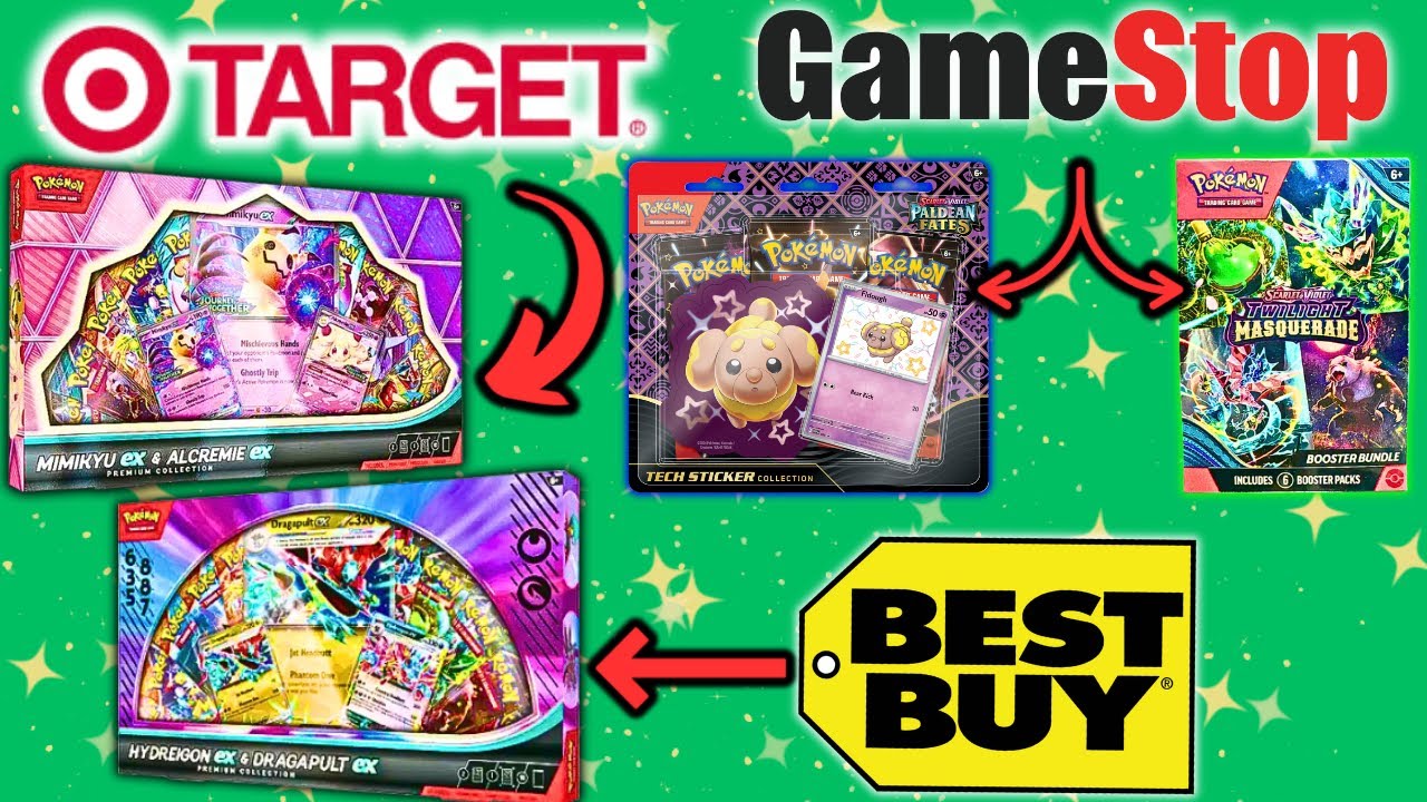 NEW Target Best Buy & GameStop Pokemon Cards Coming Soon! - YouTube
