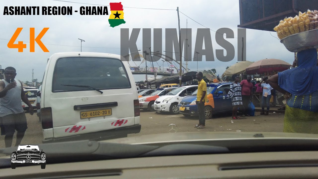 Kumasi Ayigya Tech Junction KNUST Sunday Drive 4K - YouTube