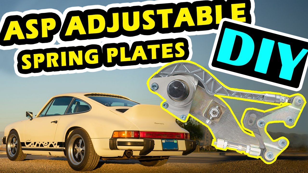 ASP Adjustable Spring Plates Installation for Porsche 911 Elephant ...