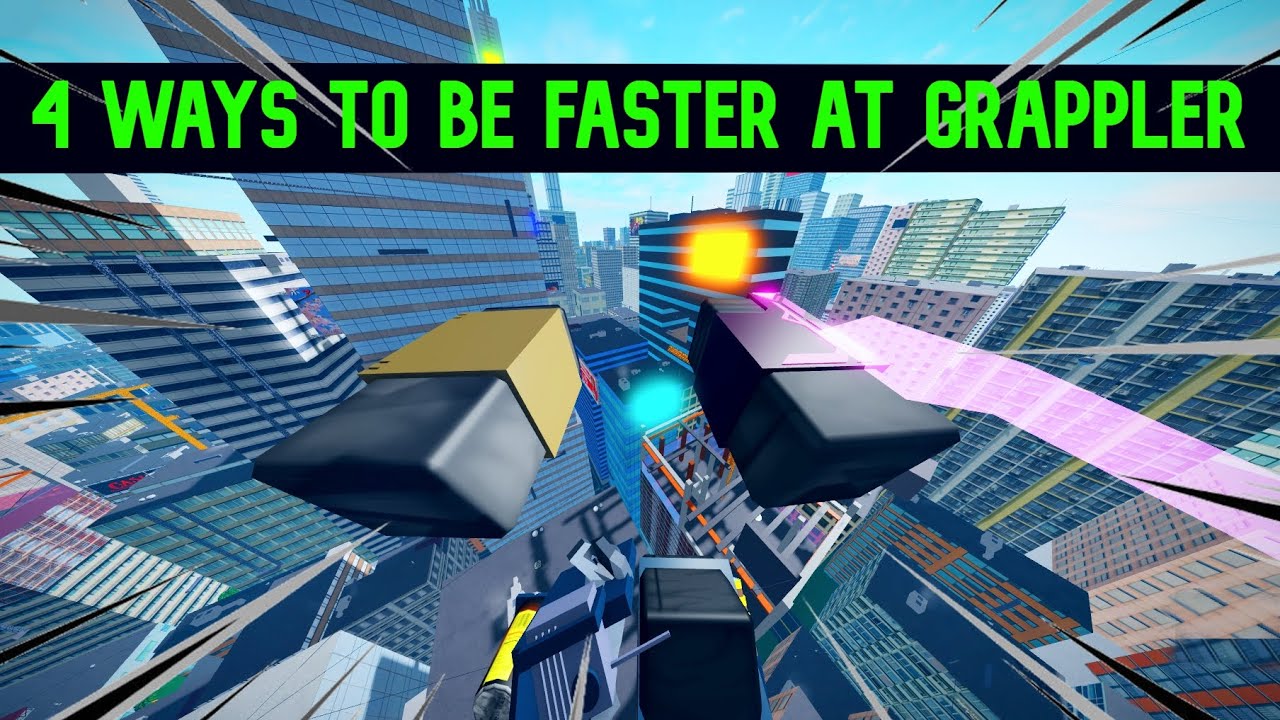 4 WAYS TO BE FASTER AT GRAPPLER! [Roblox Parkour] - YouTube