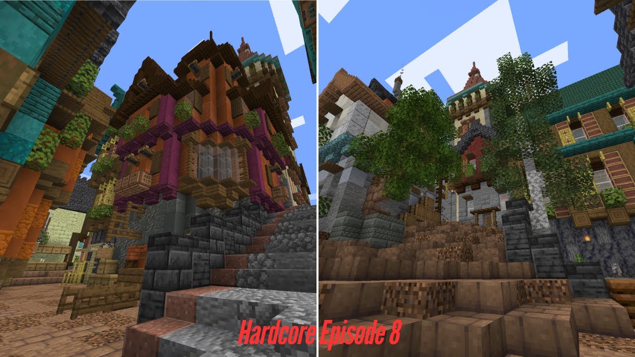 Building a Guild Tower in My City in Hardcore Minecraft 1.21 | Episode ...