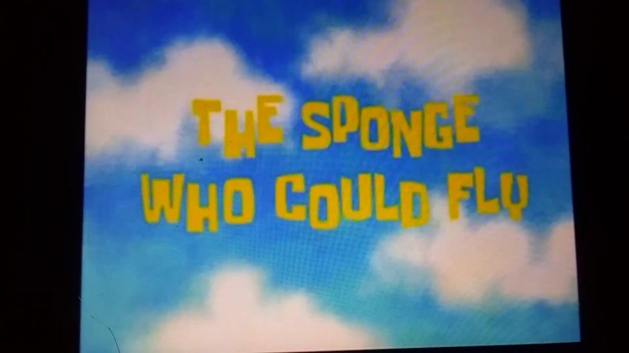 The sponge who can fly - YouTube