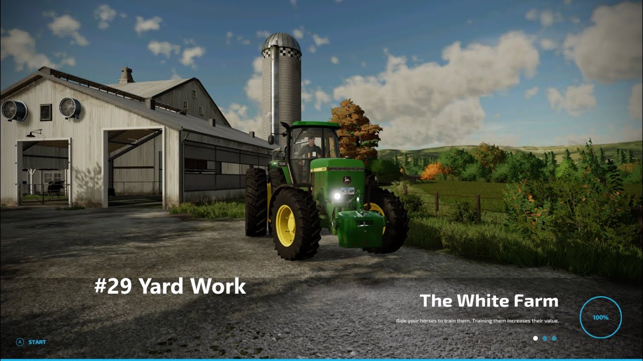 #29 Yard Work | FS22 | Let's Play White Farm - YouTube