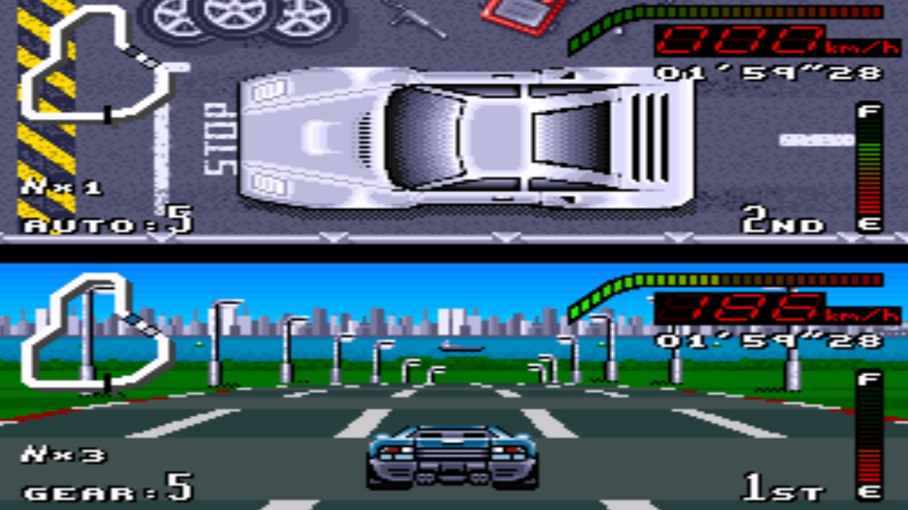 Top gear (Super Nintendo) - First Country - YouTube