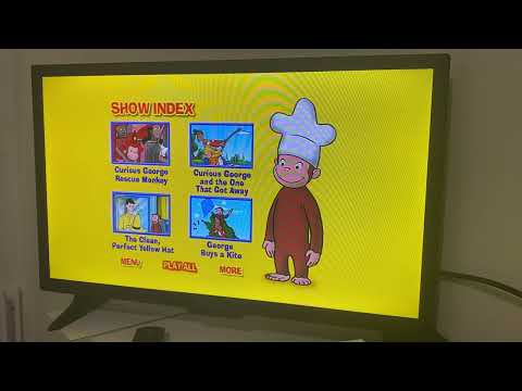 Curious George Saves The Day 2012 DVD Menu Walkthrough