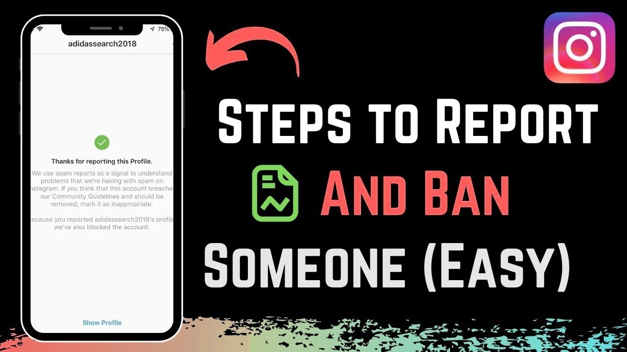 how to ban someone instagram account easly | Kisi ka bhi instagram ...