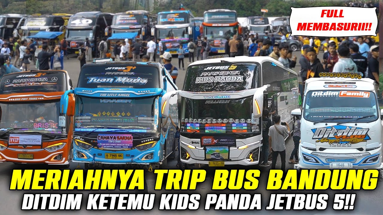 FULL BUS ARTIS!! PERTAMA KALI DITDIM IKUT TRIP BUS MANIA - YouTube