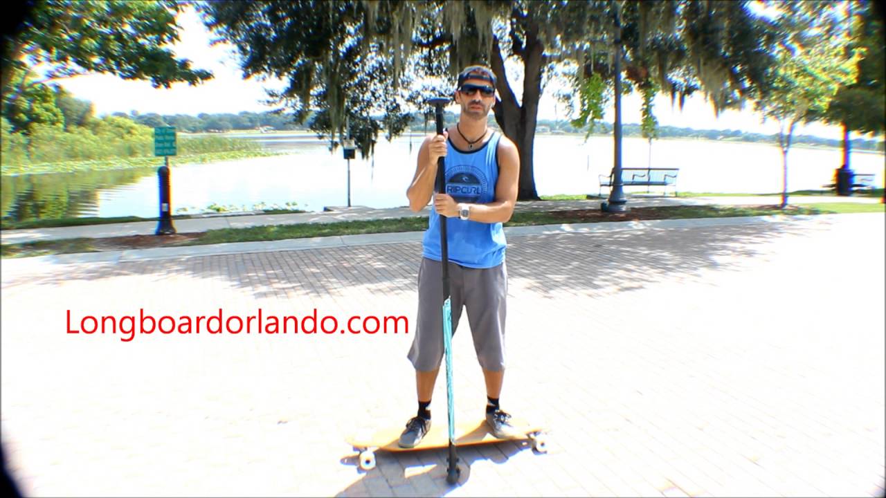 Tutorial How to use your new longboard land paddle - YouTube