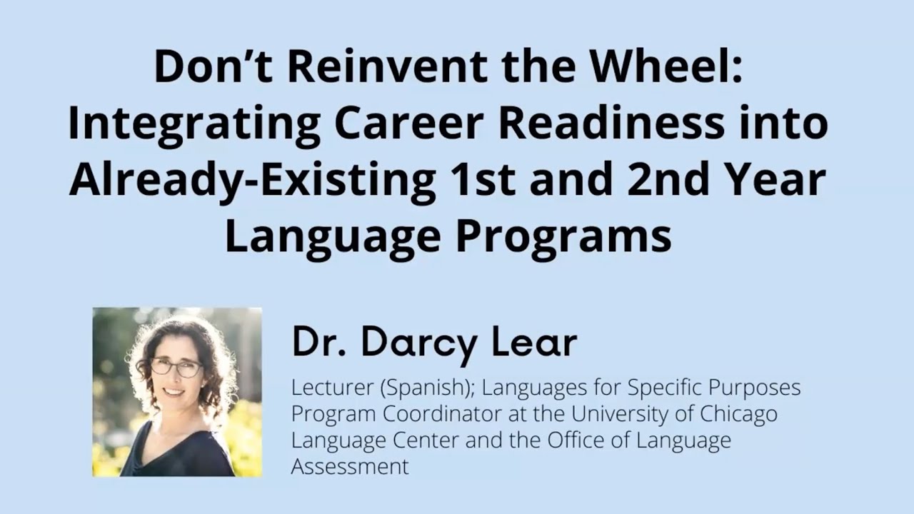 Lear - Don’t Reinvent the Wheel: Integrating Career Readiness into ...