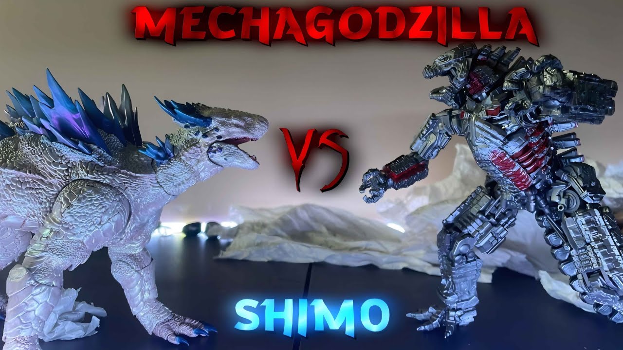 Shimo vs Mecha Godzilla|Epic stop motion battle| - YouTube