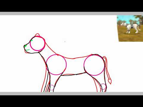 Drawing my wildcraft oc - YouTube