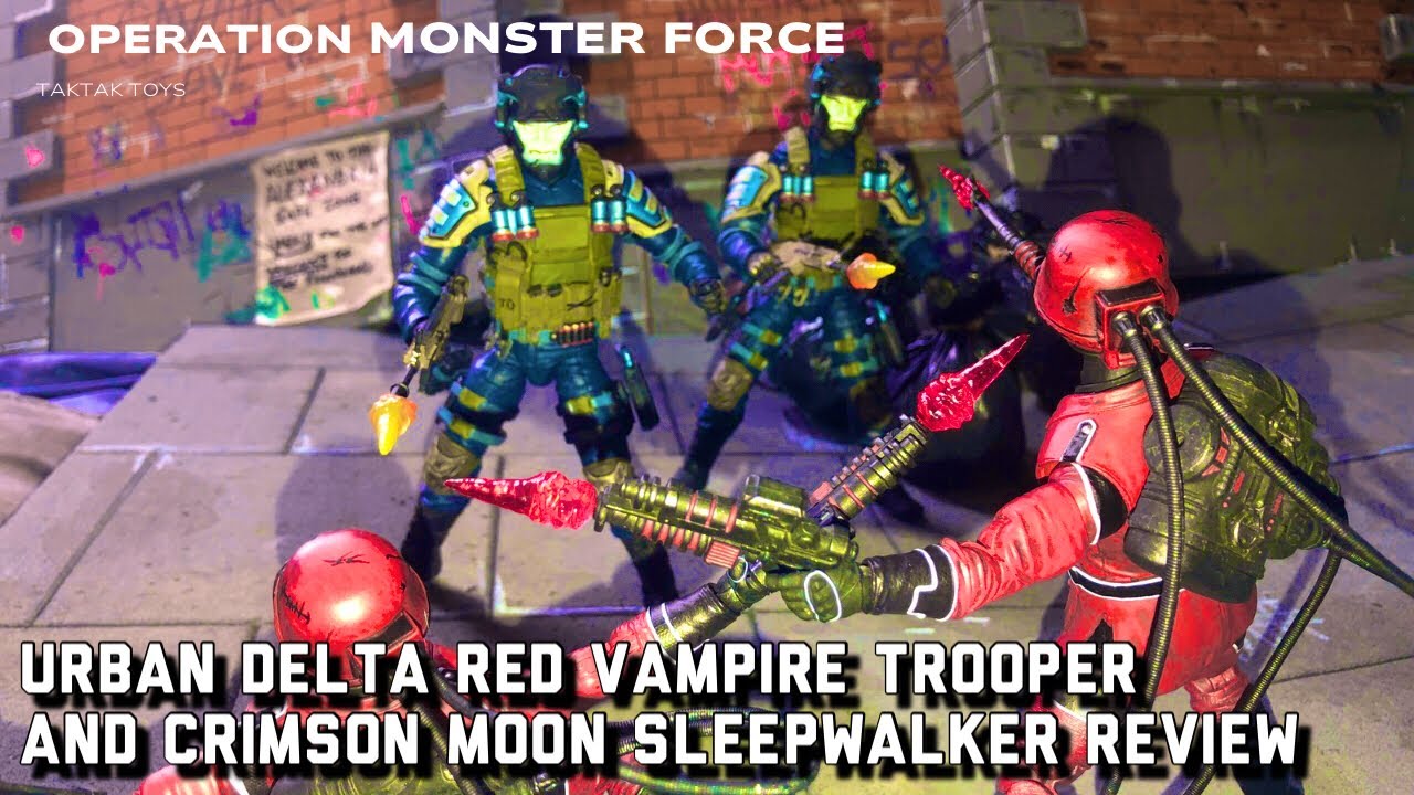 Operation Monster Force Urban Delta Red Vampire and Crimson Moon ...