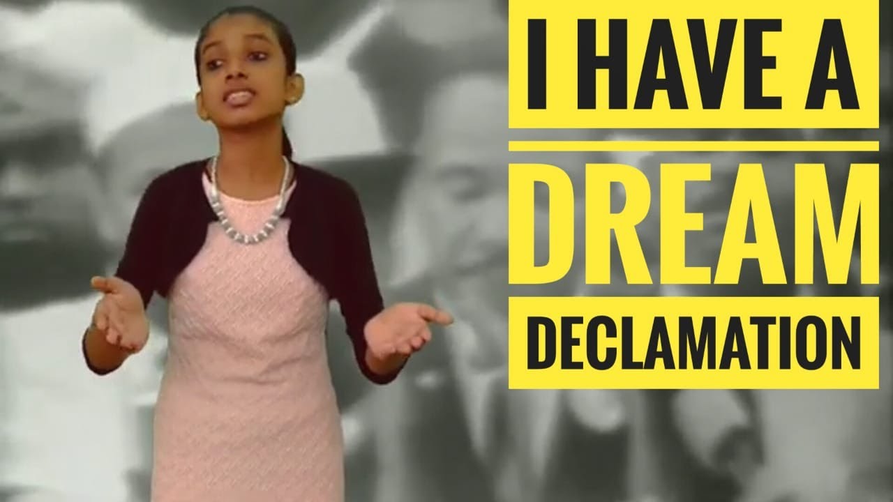 I have a dream declamation in english,Speech by Martin Luther king Jr ...