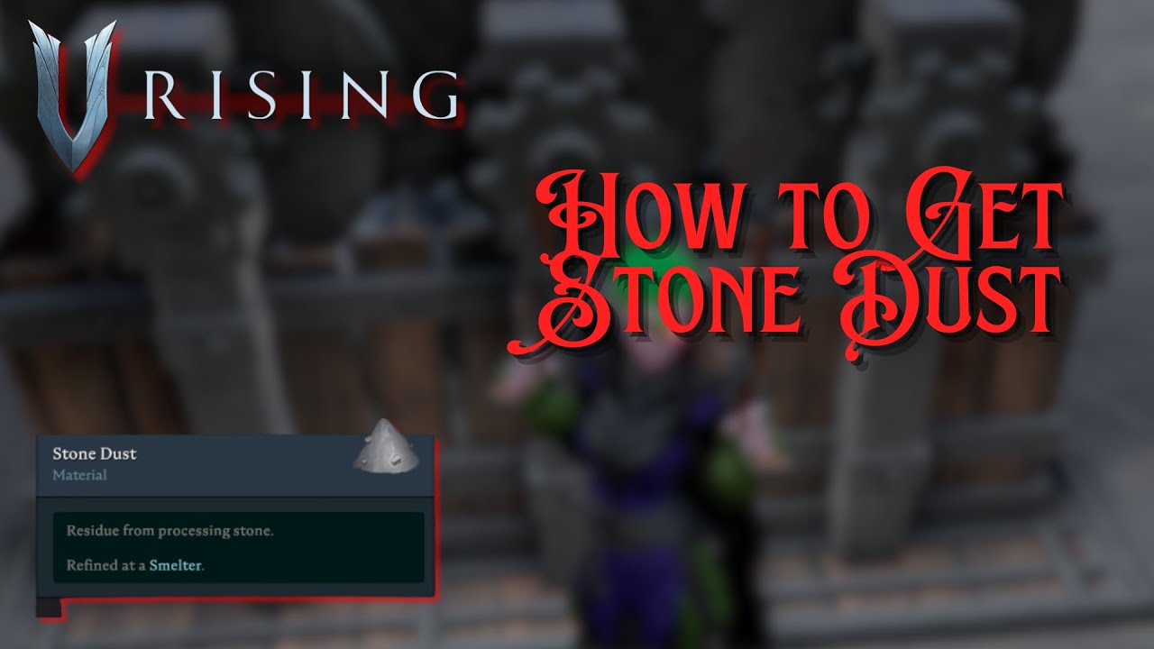 How to Make Stone Dust V Rising | Stone Dust V Rising | Stone Brick V ...