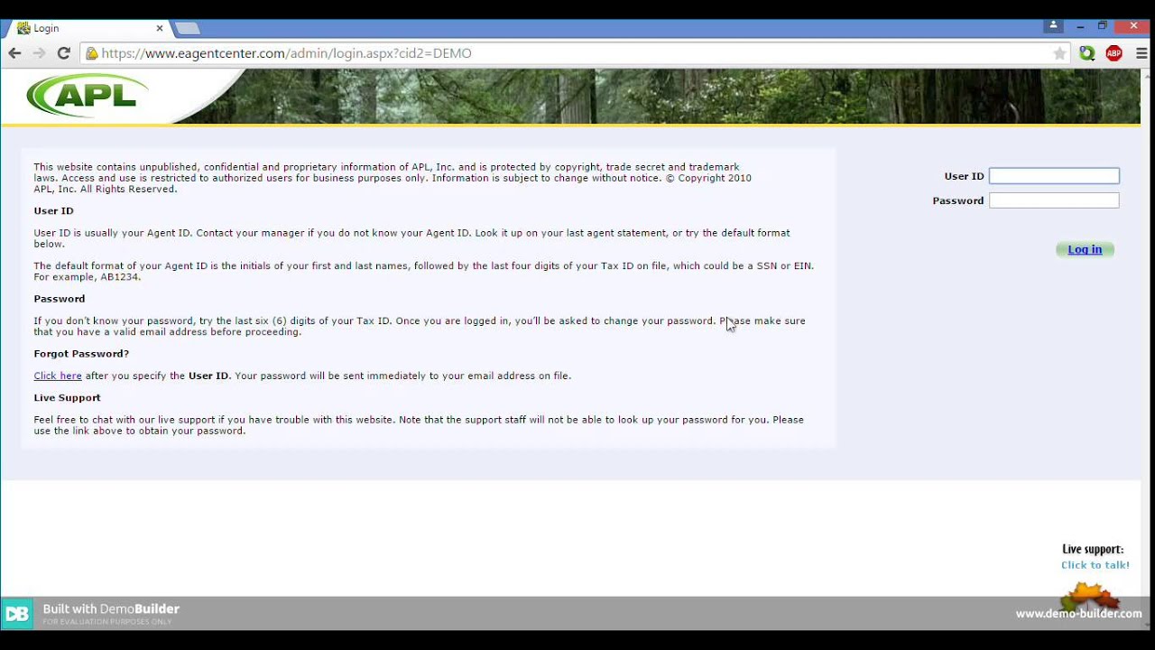 eAgentCenter Login Directions - YouTube