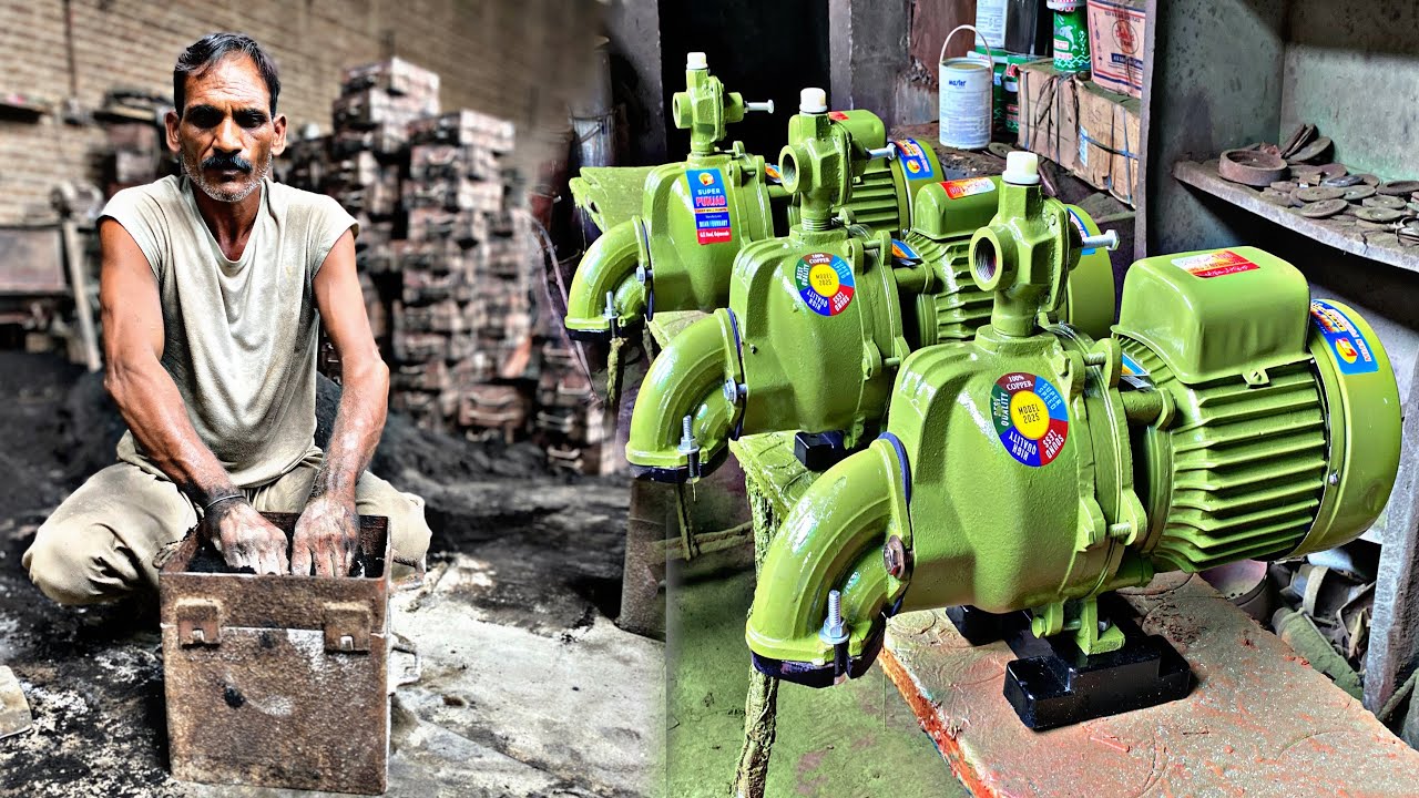 Electrical Water Pump Motor Manufacturing Process | Complete Factory ...