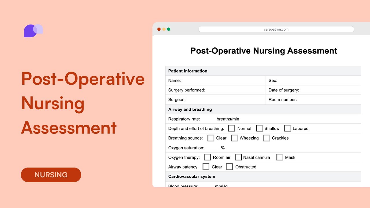 Post operative assessment - YouTube