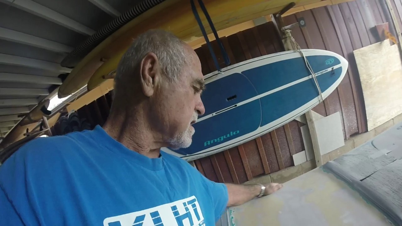 Fixing a broken 12' Stand Up Paddle board - YouTube