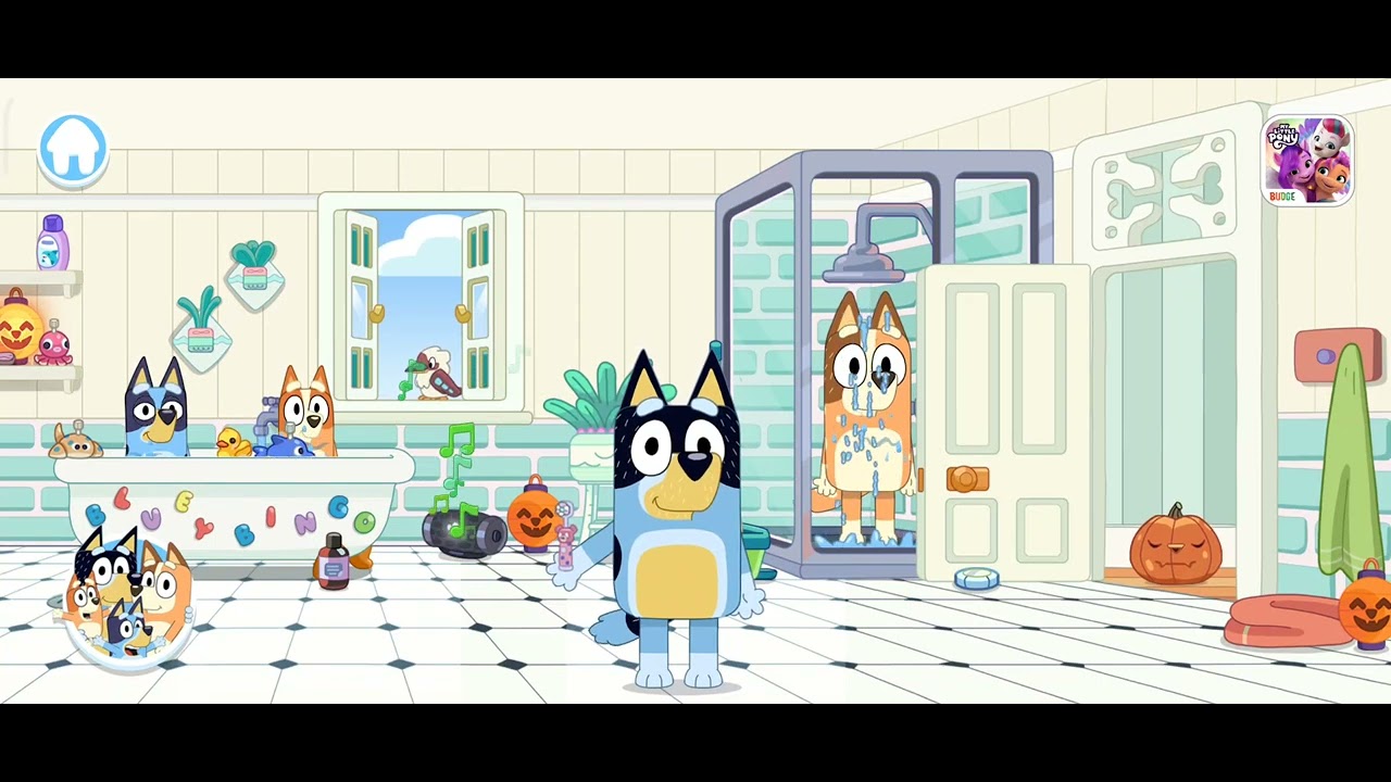 Bluey vamos a jugar: Baño - YouTube