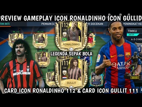 REVIEW GAMEPLAY CARD ICON PRIME RONALDINHO 112 DAN PRIME ICON GULLIT ...