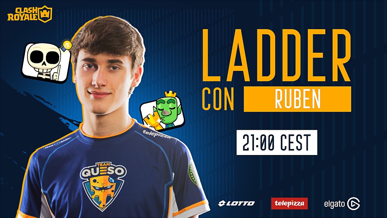 RUBEN REVENTANDO EN LADDER EN DIRECTO | Clash Royale - YouTube