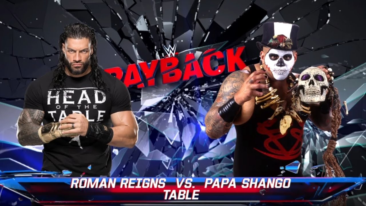WWE 2K24 - ROMAN REIGNS vs. PAPA SHANGO - PAYBACK | PS4™ [4K60] | wwe 2k24 gameplay - YouTube
